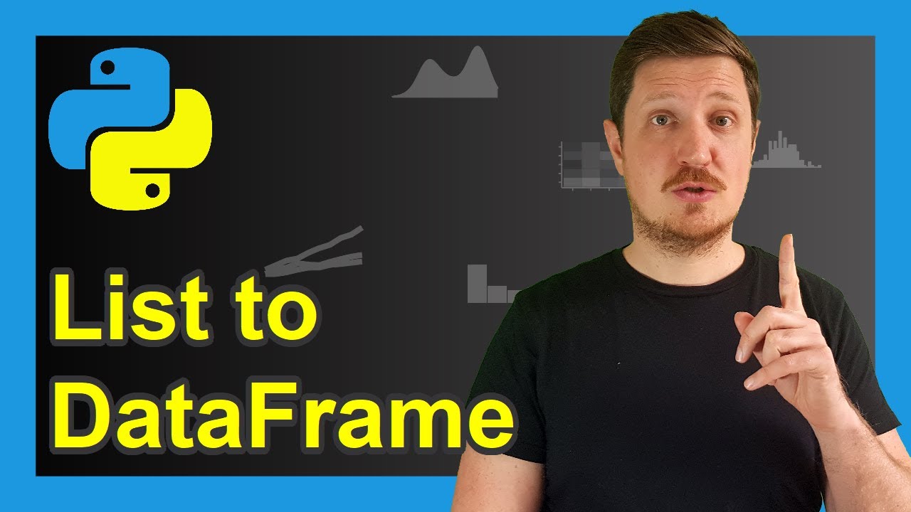 Convert List to pandas DataFrame in Python (3 Examples) | Create Column & Row | Add as New Variable