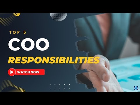 Top 5 Responsibilities Of A COO ❘ What is a COO (Chief Operating Officer) | Scaling for Success