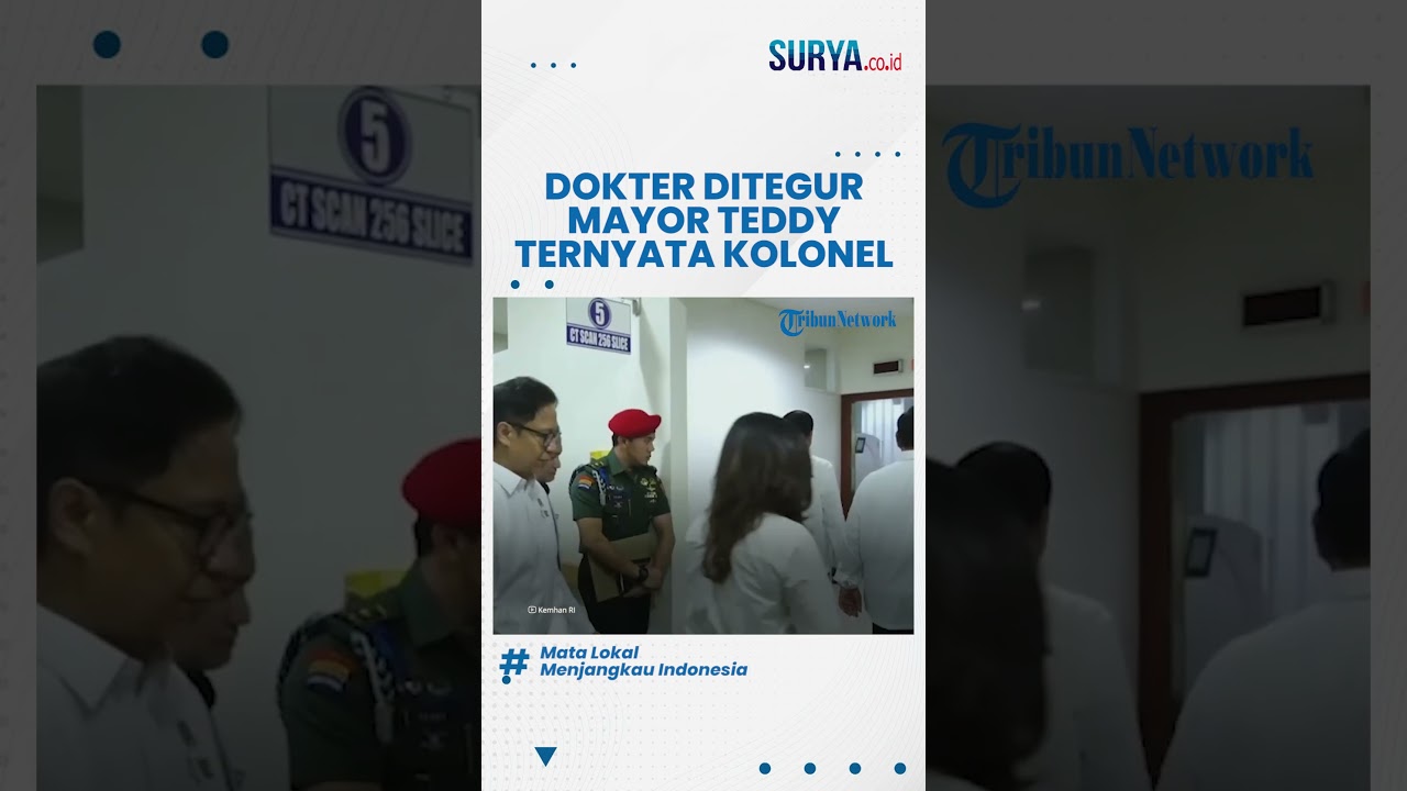 Sosok Dokter yang Ditegur Mayor Teddy sampai Bersandar di Dinding, Ternyata Pangkatnya Kolonel ...