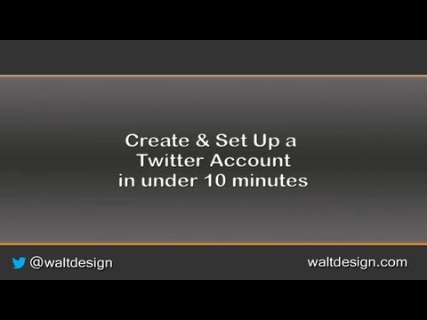 Creating a Twitter Account - Access 2 Learn