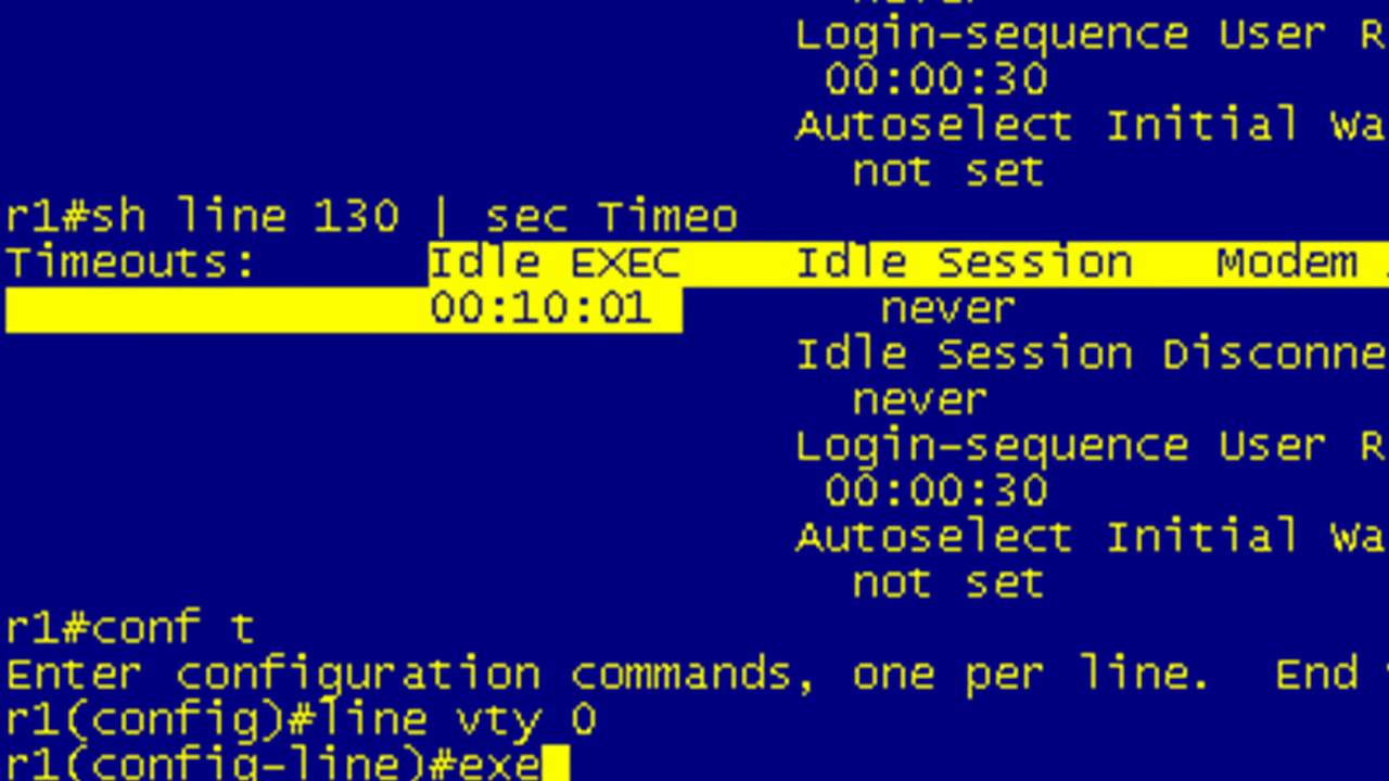 EXEC Timeout Lab - Part 2