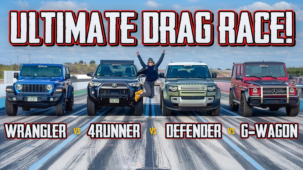 Wrangler, Defender, 4Runner and G-Class Drag Each Other on Tarmac For ...