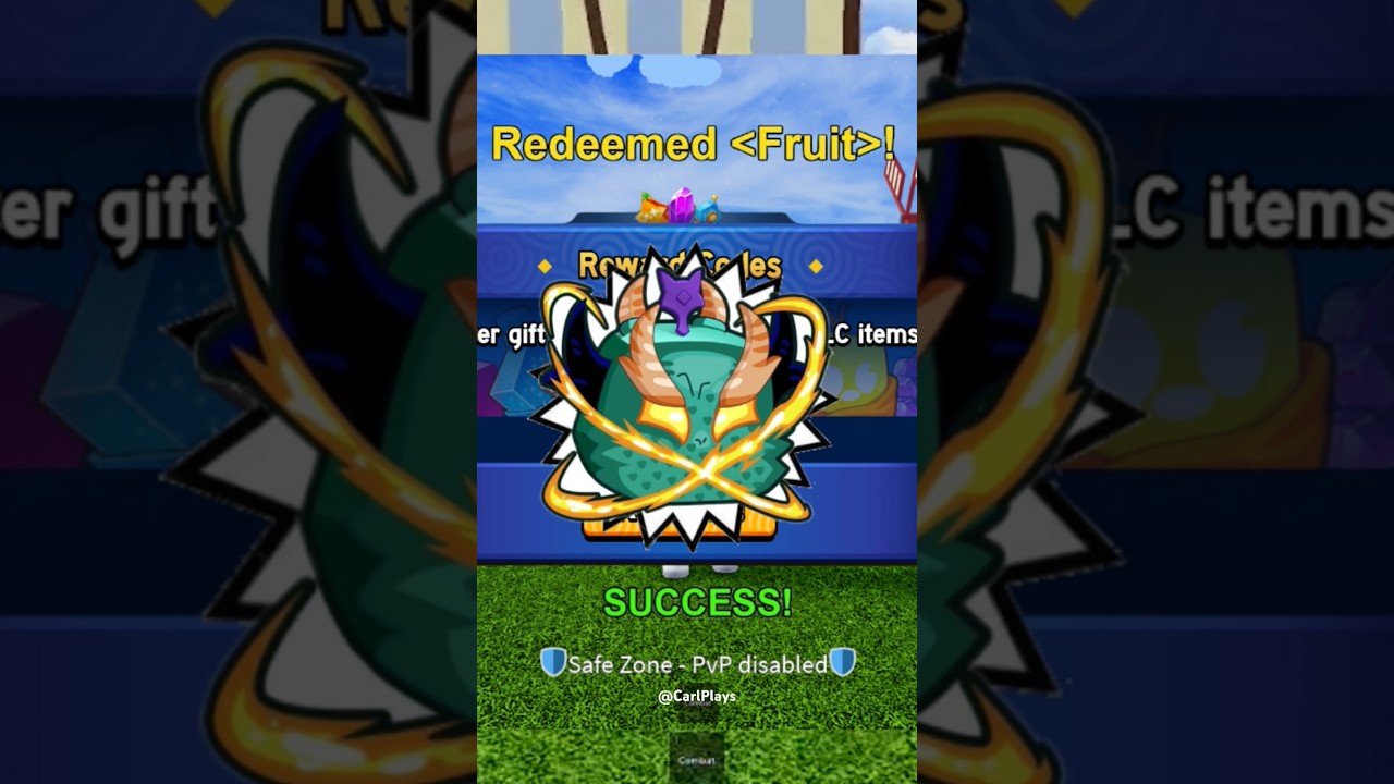 *NEW* WORKING DRAGON FRUIT CODES IN BLOX FRUITS😳🤑 #roblox #bloxfruits #dragonfruit #shorts