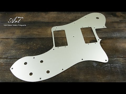 Fender Telecaster Deluxe Pickguard Matte Silver Anodized | Reverb