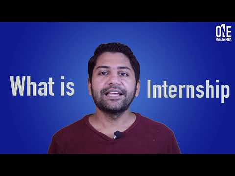 What is Internship | Different types of Internships | MBA Internship