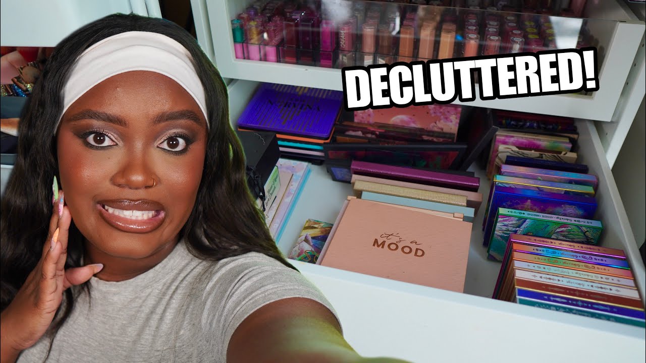 EYESHADOW PALETTE COLLECTION + DECLUTTER!