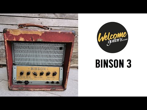 Binson 3° amp - original 1950's Tube Amplifier | Reverb