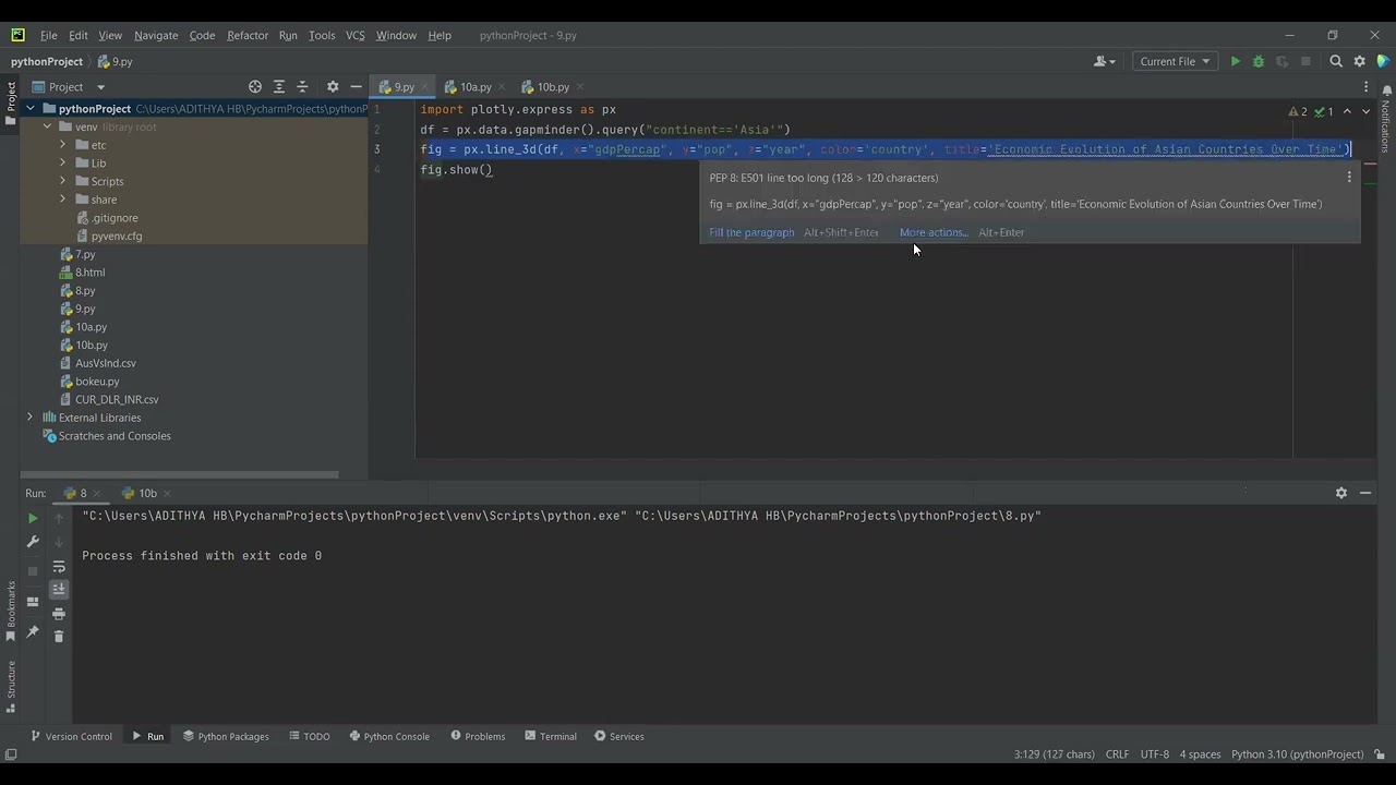 Data Visualization with Python - BCS358D Program  9