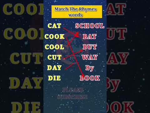 Rhyming Words for kids | what are rhyming words? what is the rhyming word of | #rhymingwords