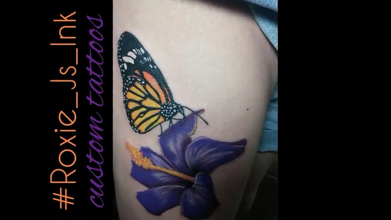 Monarch Butterfly Tattoo by Roxie J