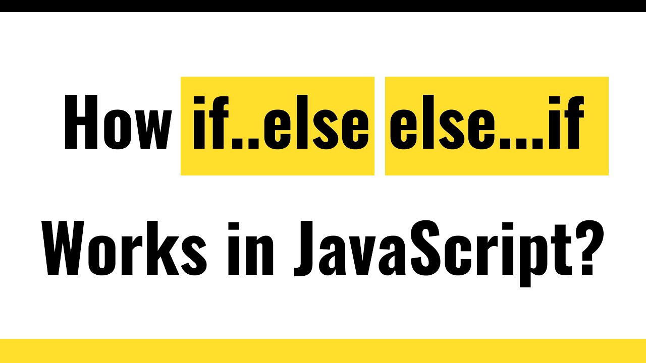 ✅ JavaScript Conditional Statement | JavaScript If Statement | JavaScript Else Statement