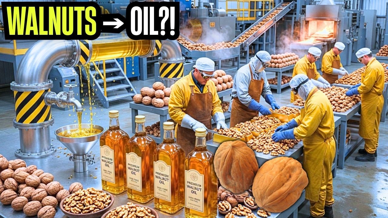 Inside the INSANE Walnut Industry — Millions Processed Daily 🌰🔥