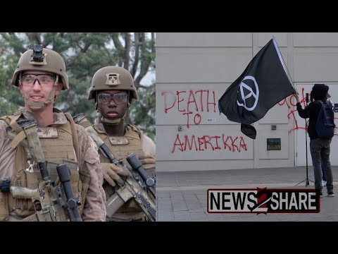 Marines deployed to LA as anti-ICE protests continue