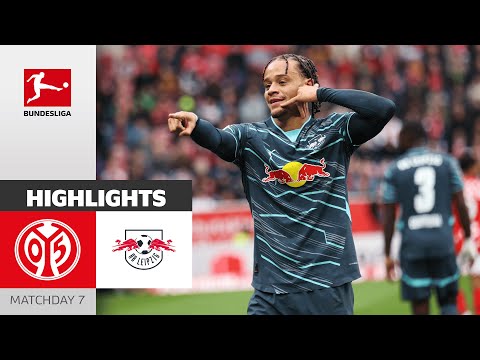 Xavi Strikes Early On | 1. FSV Mainz 05 - RB Leipzig 0-2 | Highlights | MD 7 – Bundesliga 2024/25