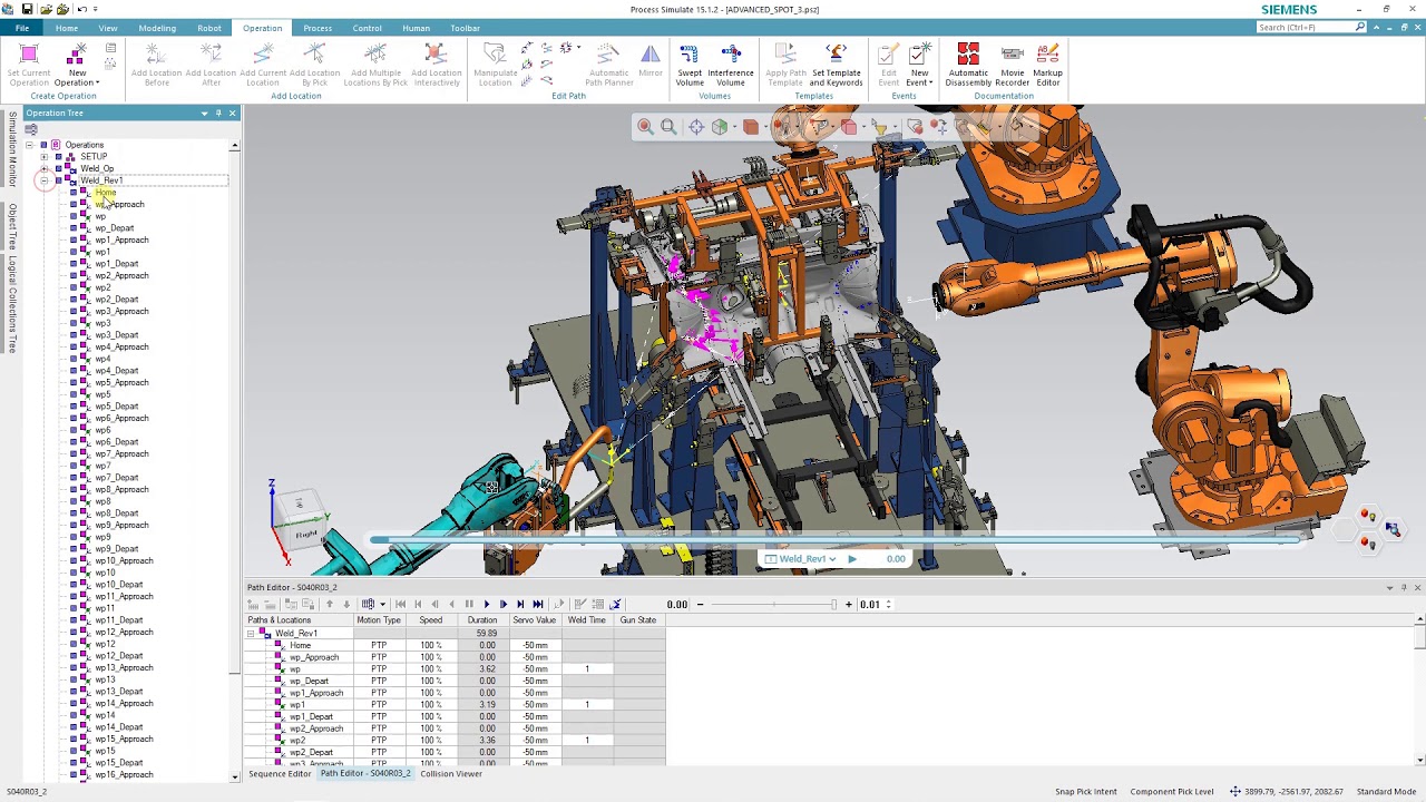 8 Automatic path planner