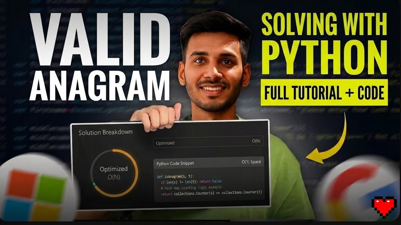 You’re Solving Anagrams WRONG 😳 | Python Trick in 30 Sec!