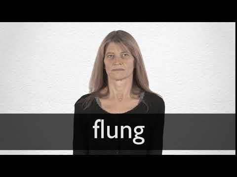 How to pronounce FLUNG in British English