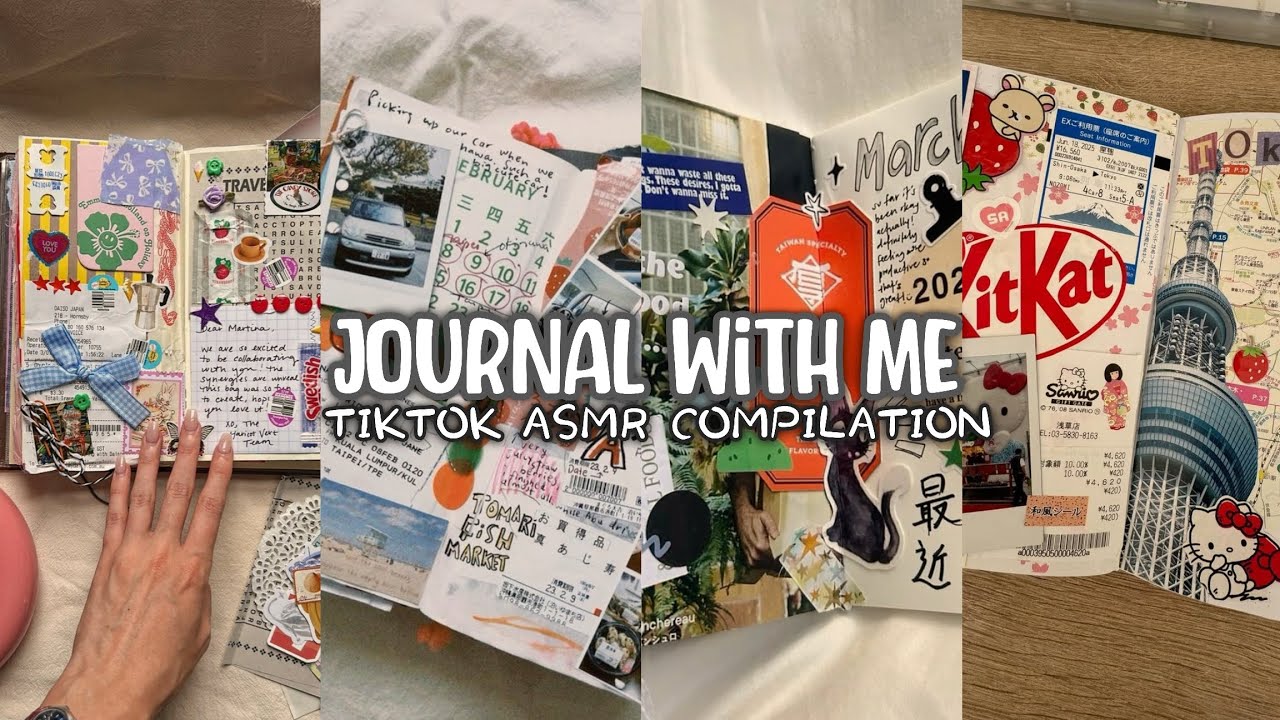Journal With Me ASMR  #2  |  TikTok Compilation