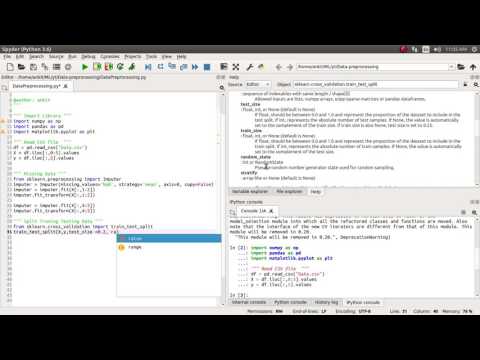 Split Training Testing Data python 3.4