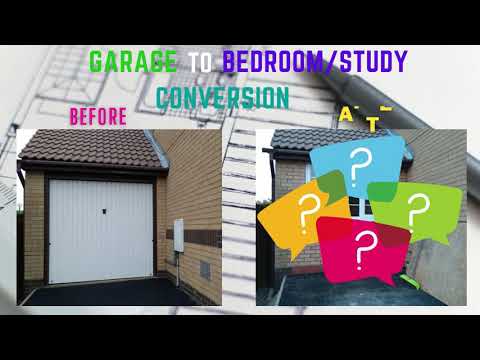 Garage conversion | Garage to Bedroom/Study with en suite makeover | Full transformation
