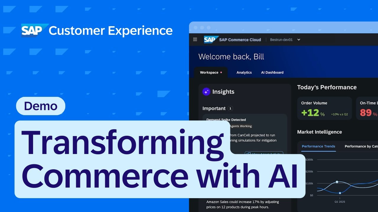 Transforming Commerce with Agentic AI in SAP Commerce Cloud | Demo