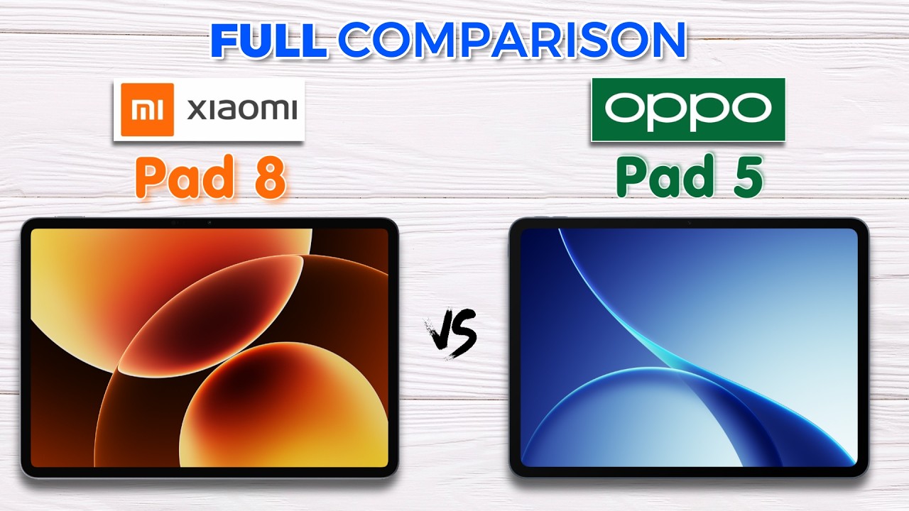 Xiaomi Pad 8 vs OPPO Pad 5 | Better Tablet? 😲