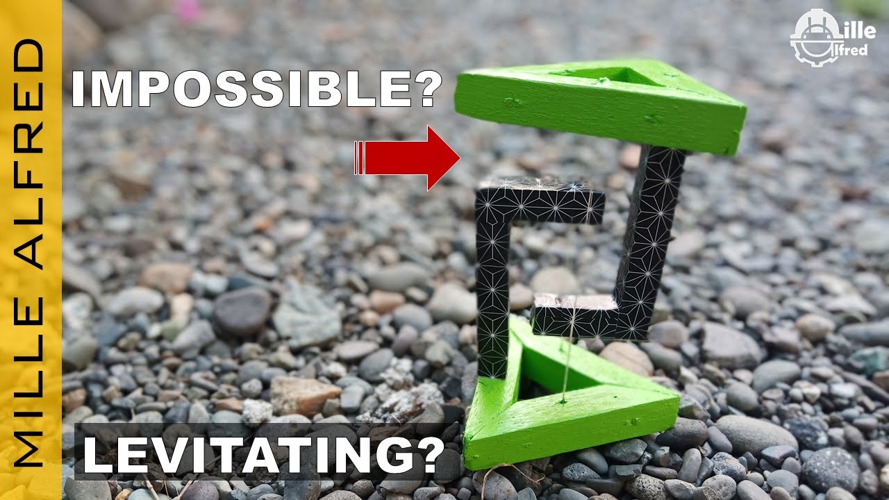 Make an Anti-Gravity Structure- Tensegrity- Magic Levitation