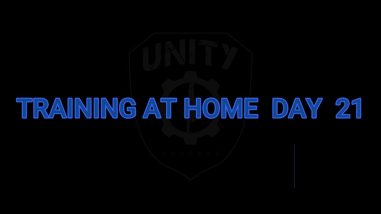 TRAINING AT HOME 21
