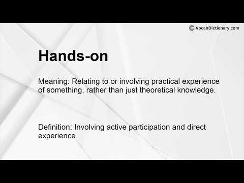 Hands-on Meaning