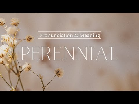 How to Pronounce: Perennial | British Pronunciation & Meaning