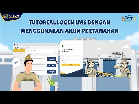 Video Tutorial SSO Akun Pertanahan LMS