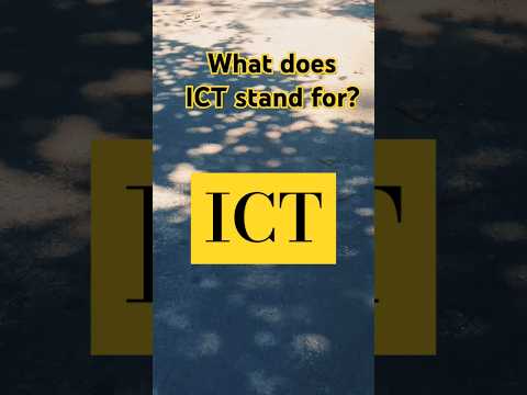 What does stand for ICT? #ict #computerknowledge #computerscience #ICT#Technology