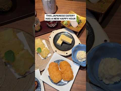 THIS JAPANESE RESTAURANT HAS A NEW HAPPY HOUR #food #oahu #shorts