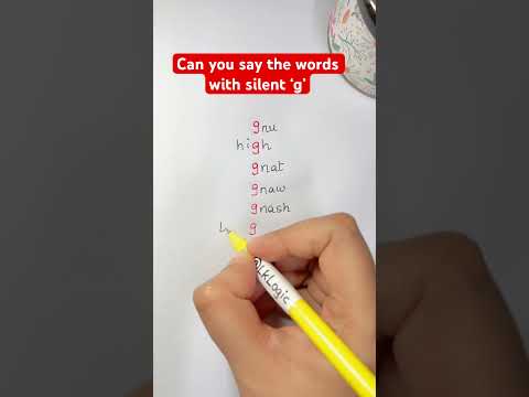 Words with Silent letter ‘g’