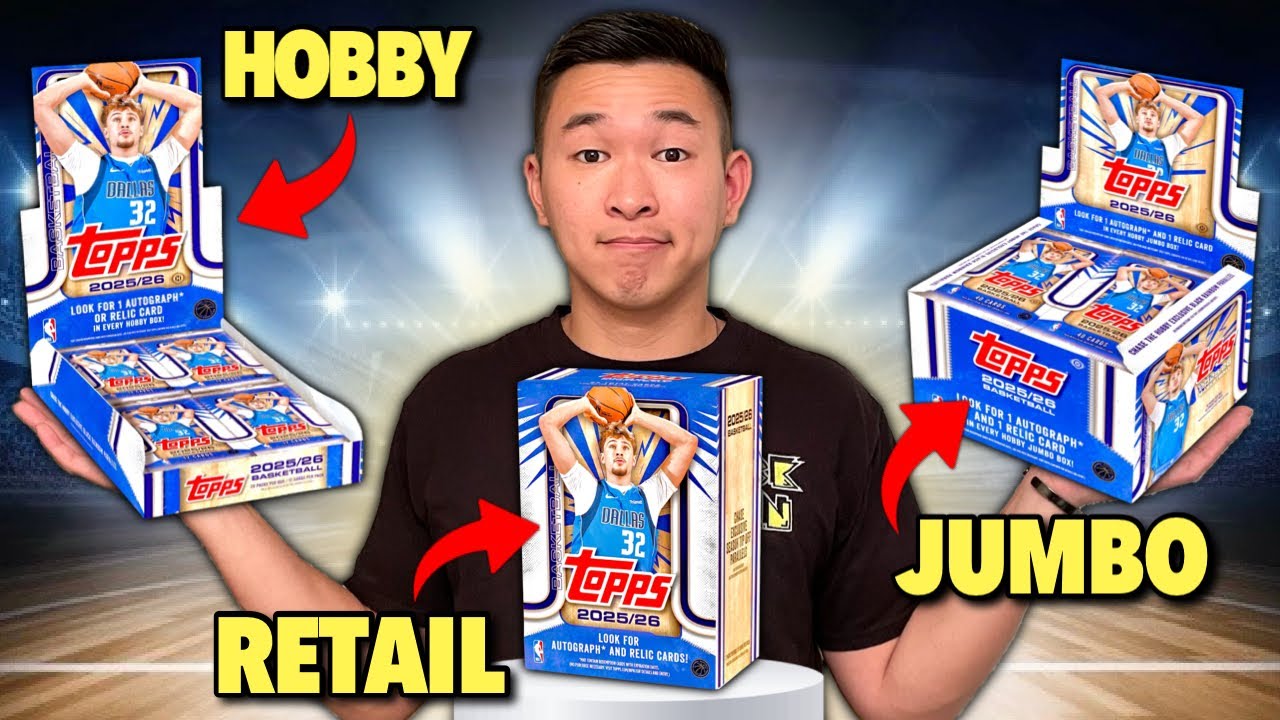 WHICH 2025-26 TOPPS BASKETBALL BOX IS BETTER: HOBBY vs RETAIL BLASTER vs JUMBO! 🤔💥