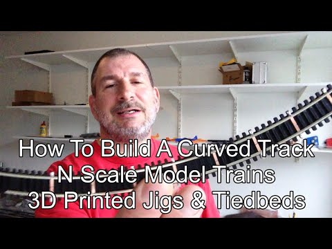 STL file N Scale Model Train Jigs To Hand Build Curved Train Tracks at ...