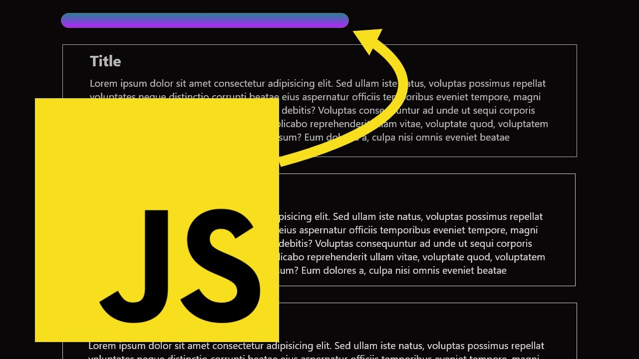 Creating a Page Scroll Indicator with JavaScript by #huxnwebdev