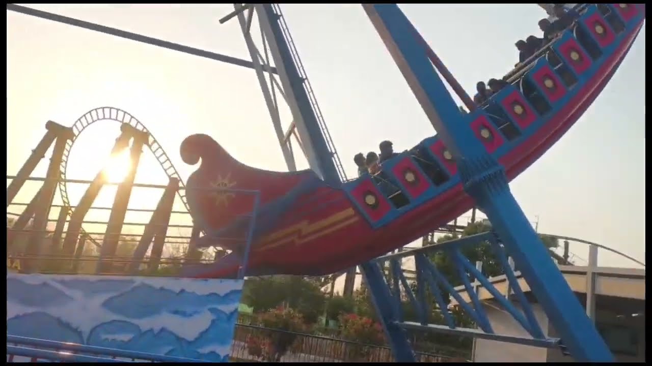 Amusement Park Ride Attraction Malfuction and Collapse #shorts