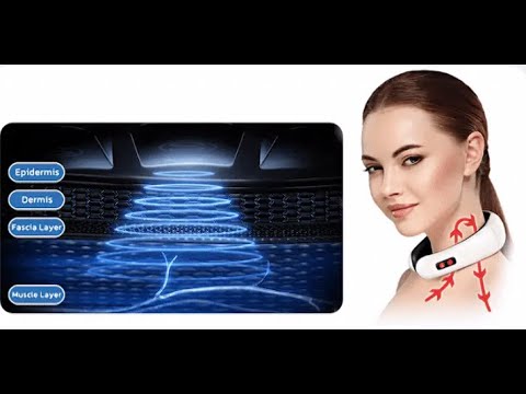 EMS Neck Acupoints Lymph Massager Device