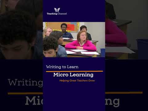 Writing to learn
