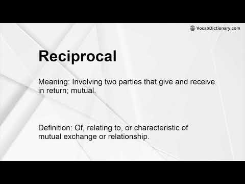Reciprocal Meaning