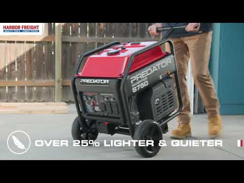 PREDATOR 8750-Watt Inverter Generator with CO SECURE™ | Harbor Freight