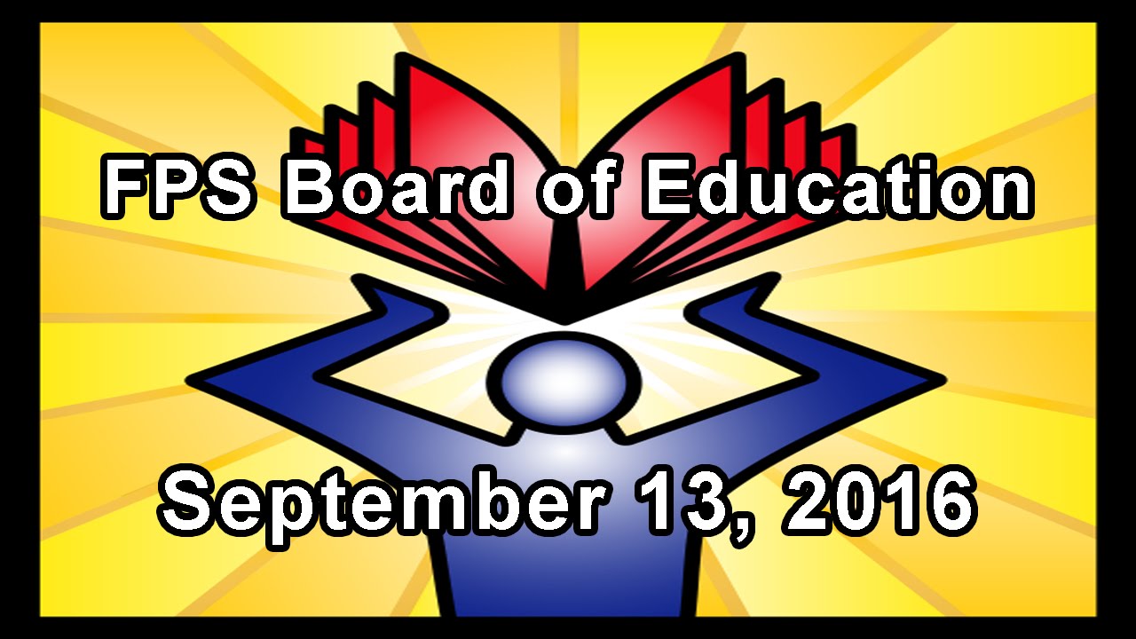 School Board Meeting - September 13, 2016