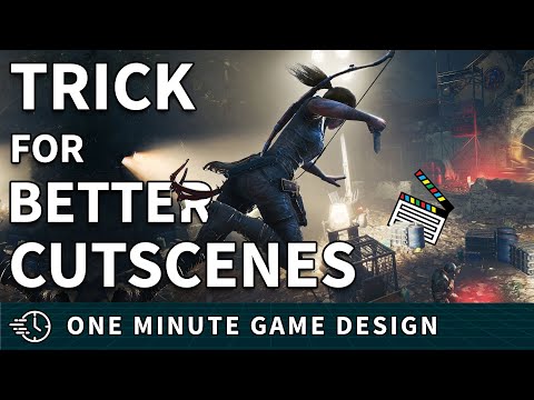 Enter cutscenes like this.... - One Minute Game Design - Cinematics