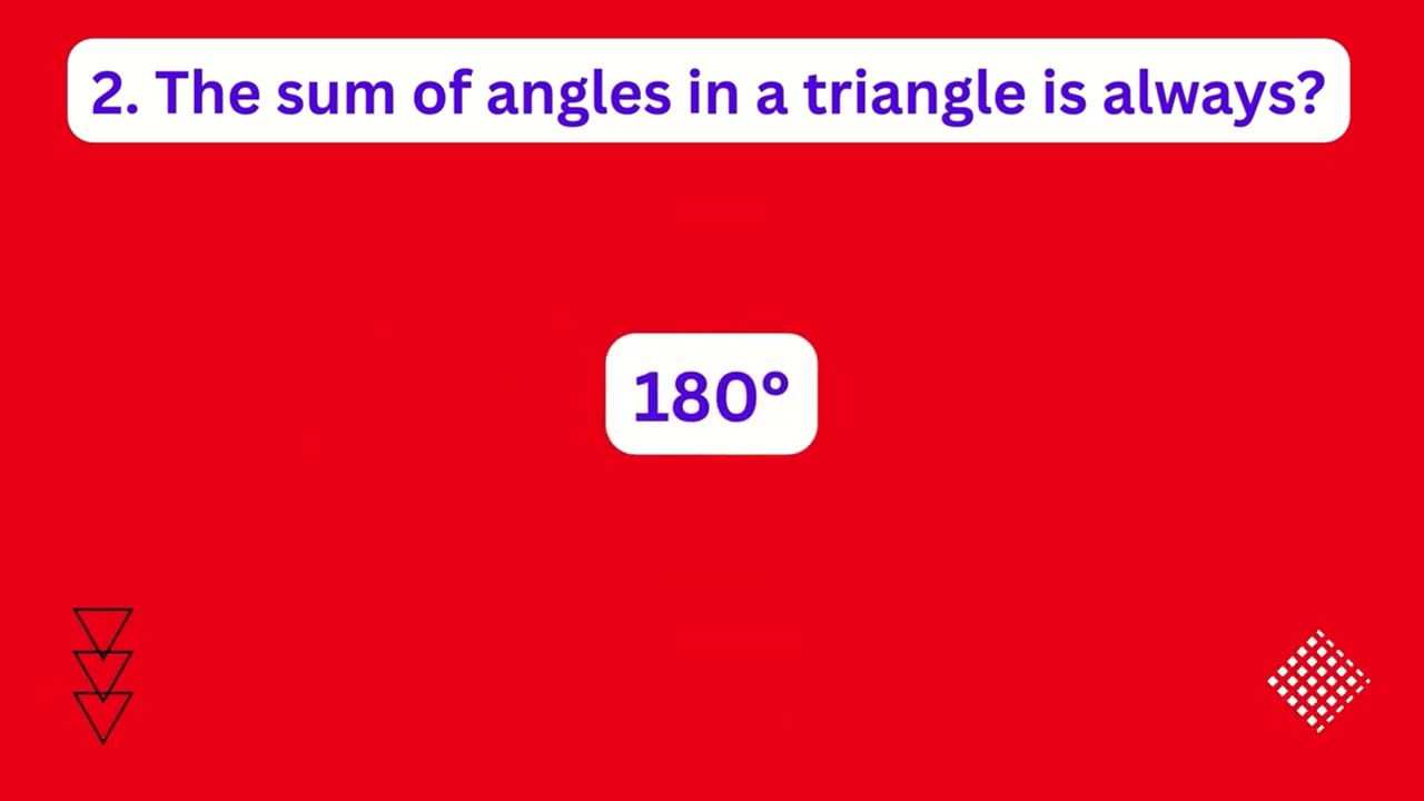 Triangles MCQ Quiz | Learn All About Triangles with Questions and Answers | Math Quiz for Students