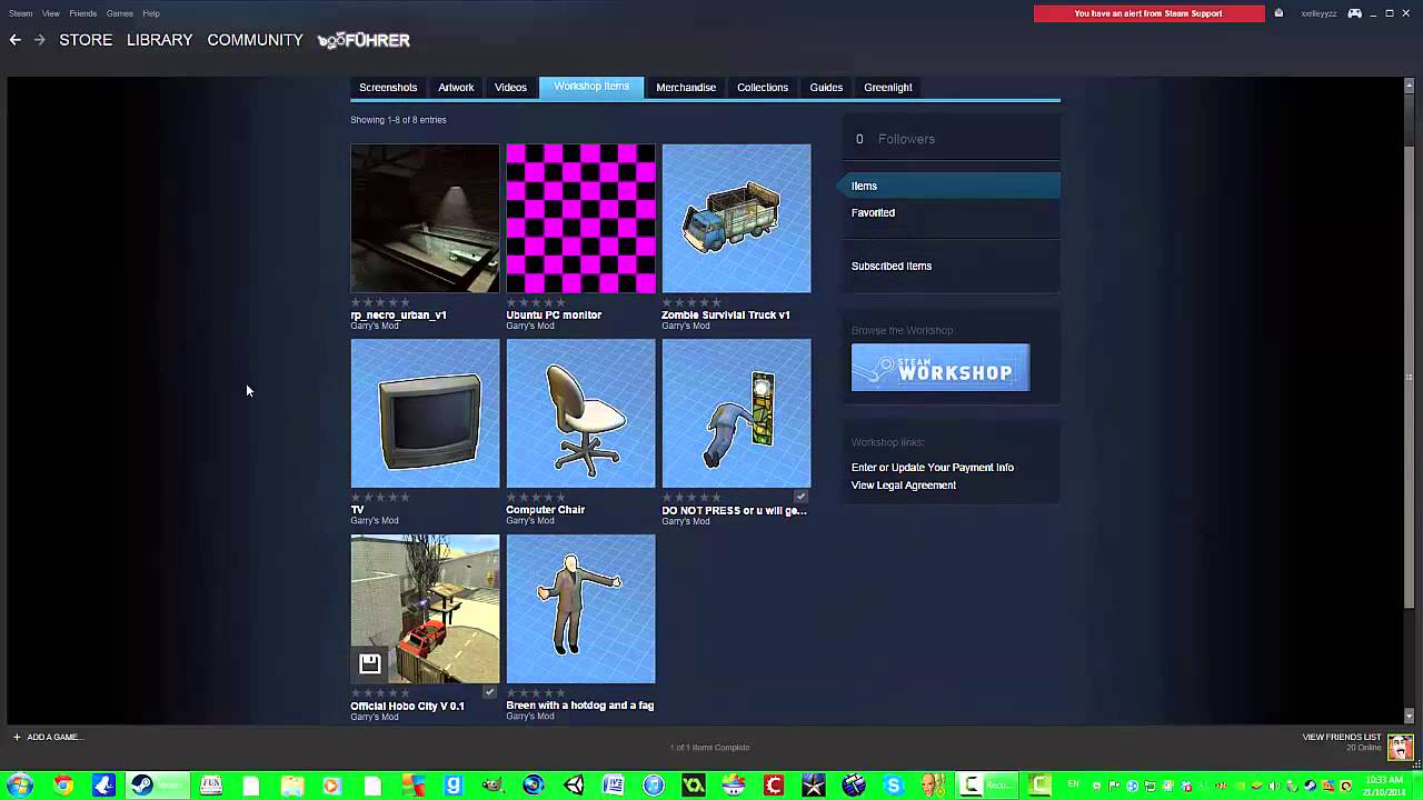 How to upload to Steam Workshop