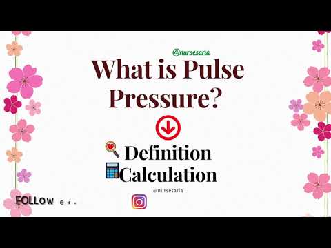 What is Pulse Pressure? Definition | Formula | Ranges | Nursing School Study Tips