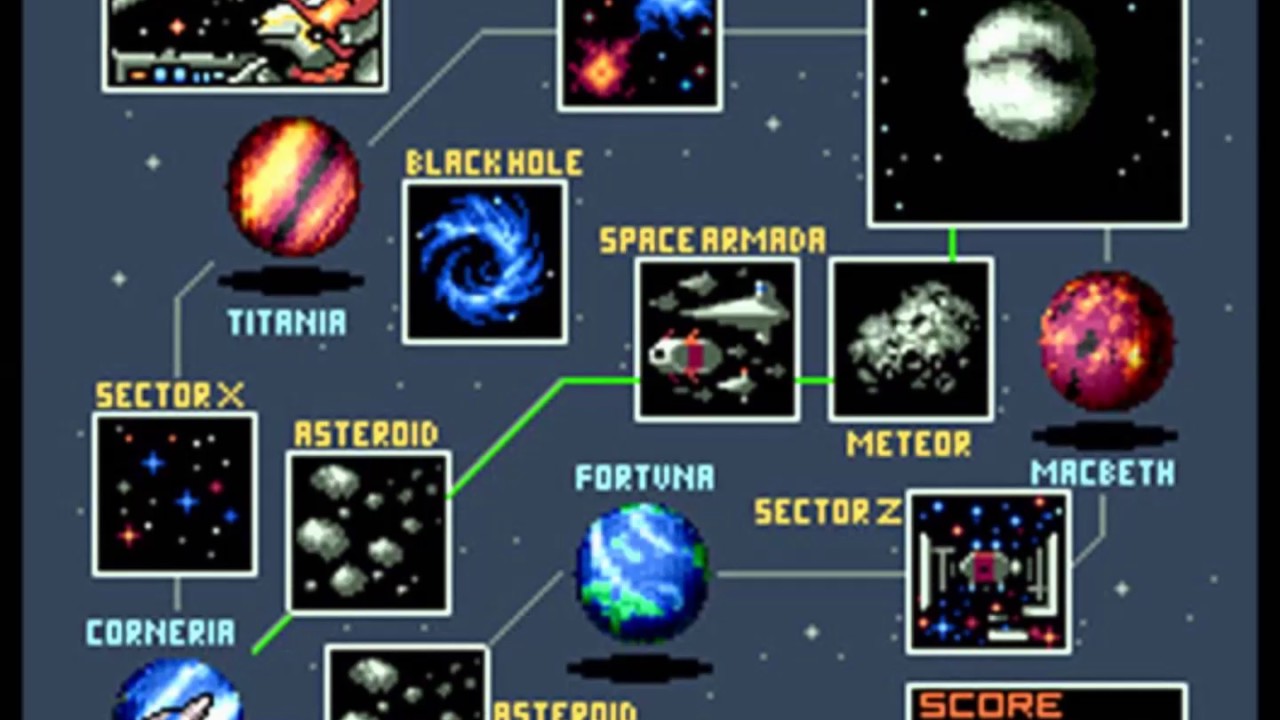Star Fox 64 - Map Screen (SNES Remix)