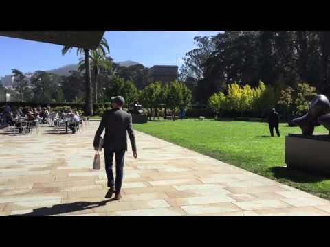 Scenes from the Facebook Team Building Tour at the de Young