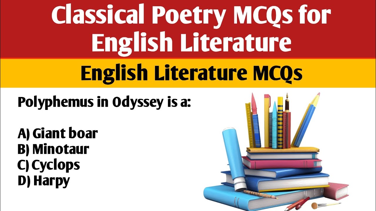 50 English Literature MCQs | Classical Poetry | Competitive Exam Prep | PGTRB, JKPSC, KSET, UPTGT